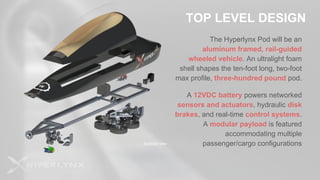 Team Hyperlynx SpaceX Hyperloop Pod Final Design | PDF