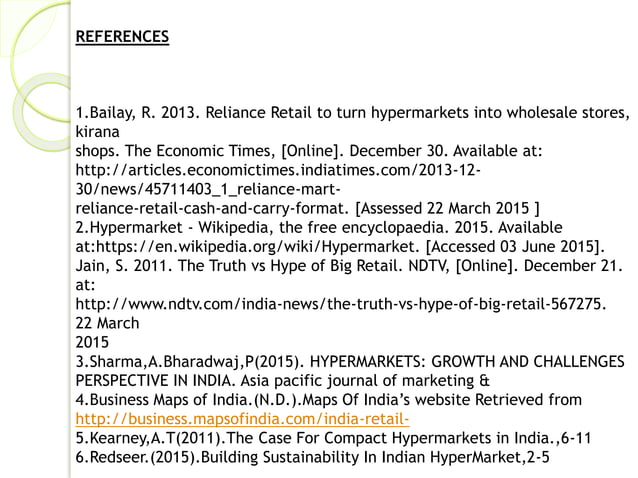 Hypermarket | PPTX | Retail Industry | Industries