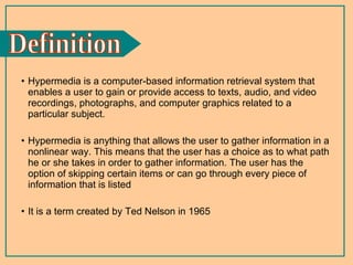 Hypermedia | PPT