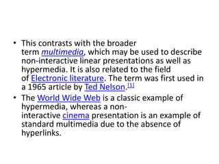 Hypermedia | PPTX