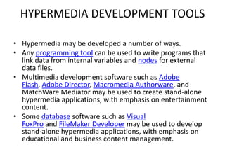 Hypermedia | PPT