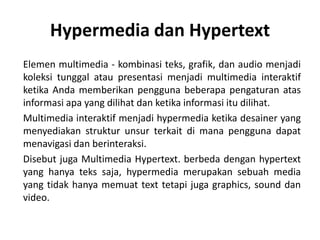 Hypermedia hypertext | PPTX