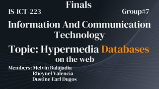 Hypermedia database | PPTX