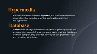 Hypermedia database | PPT