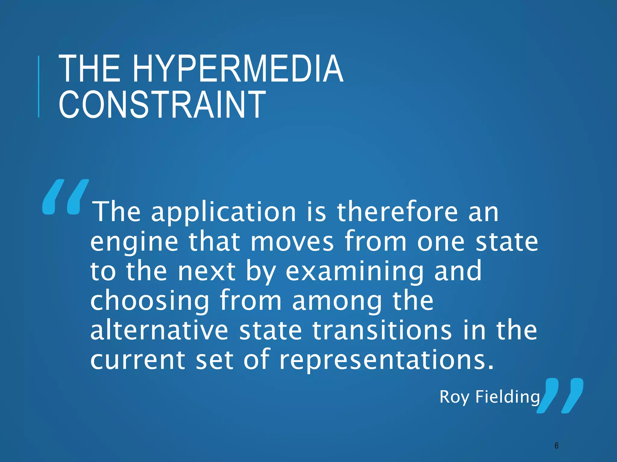 Benefits of Hypermedia API | PPT