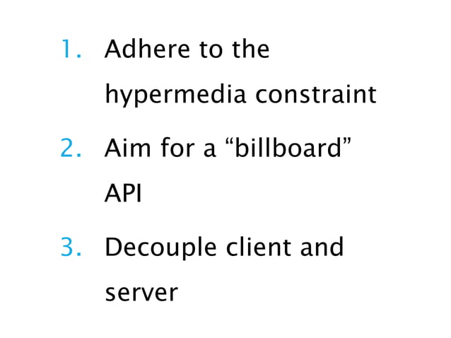 Benefits of Hypermedia API | PPT