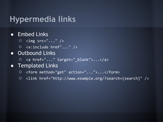 Hypermedia api (HATEOAS) | PPT