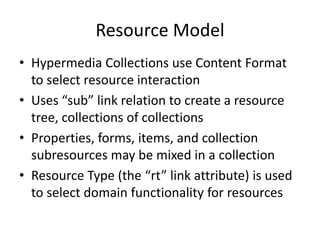 Hypermedia System Architecture for a Web of Things | PPTX