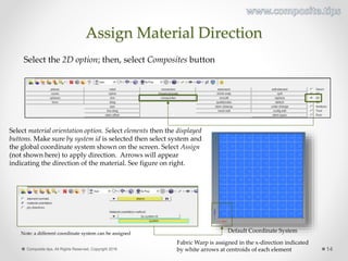 How to create a Composite FEM via Hypermesh | PPTX