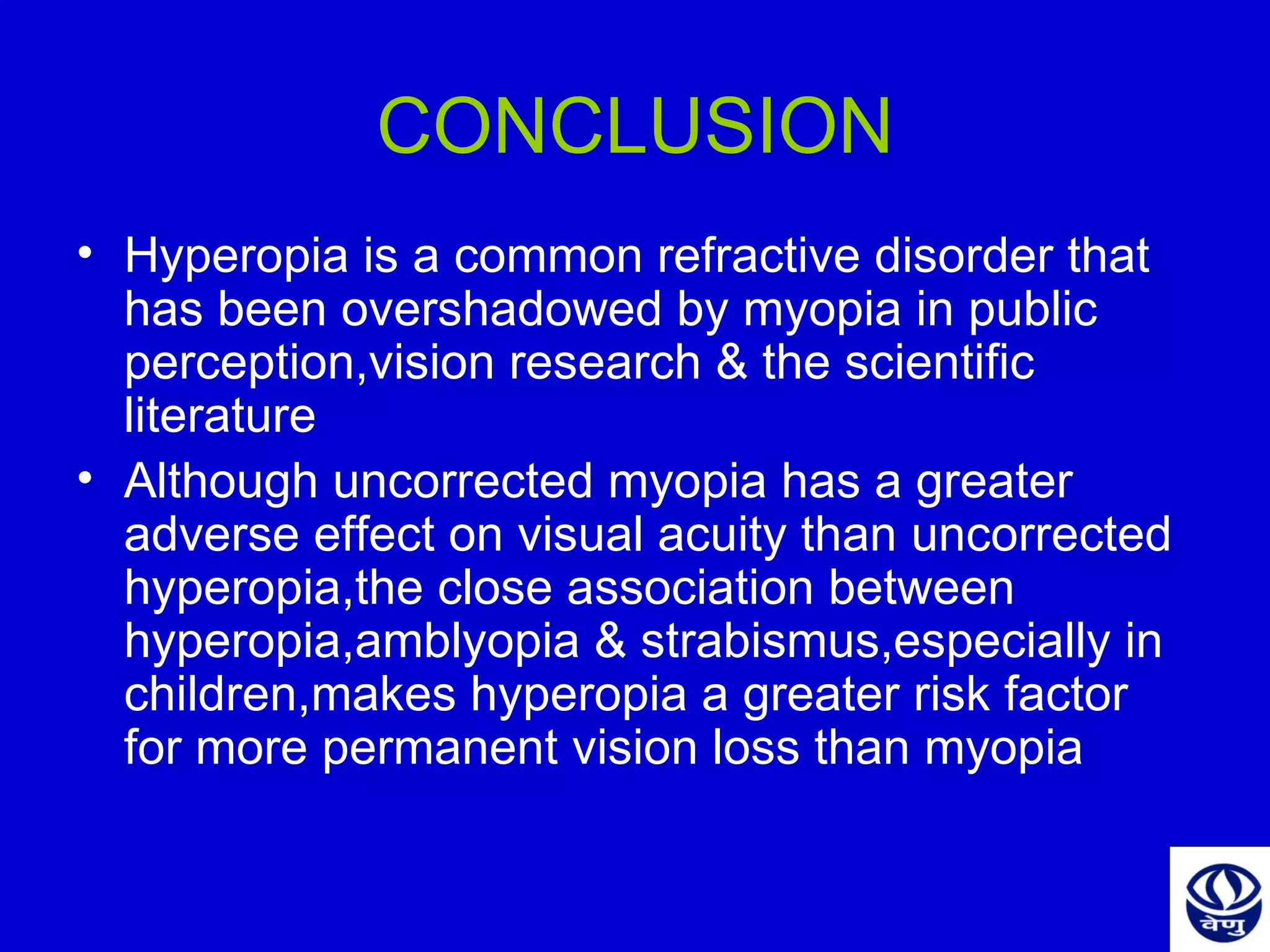 Hypermetropia | PPT