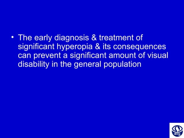 Hypermetropia | PPT | Eye and Vision Conditions | Diseases and Conditions