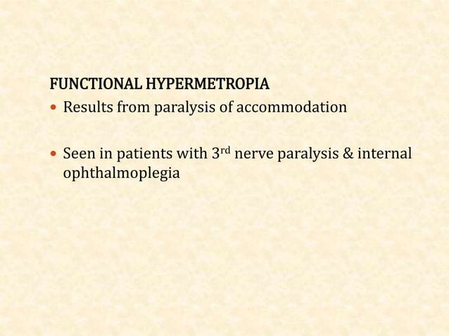 Hypermetropia | PPTX | Eye and Vision Conditions | Diseases and Conditions