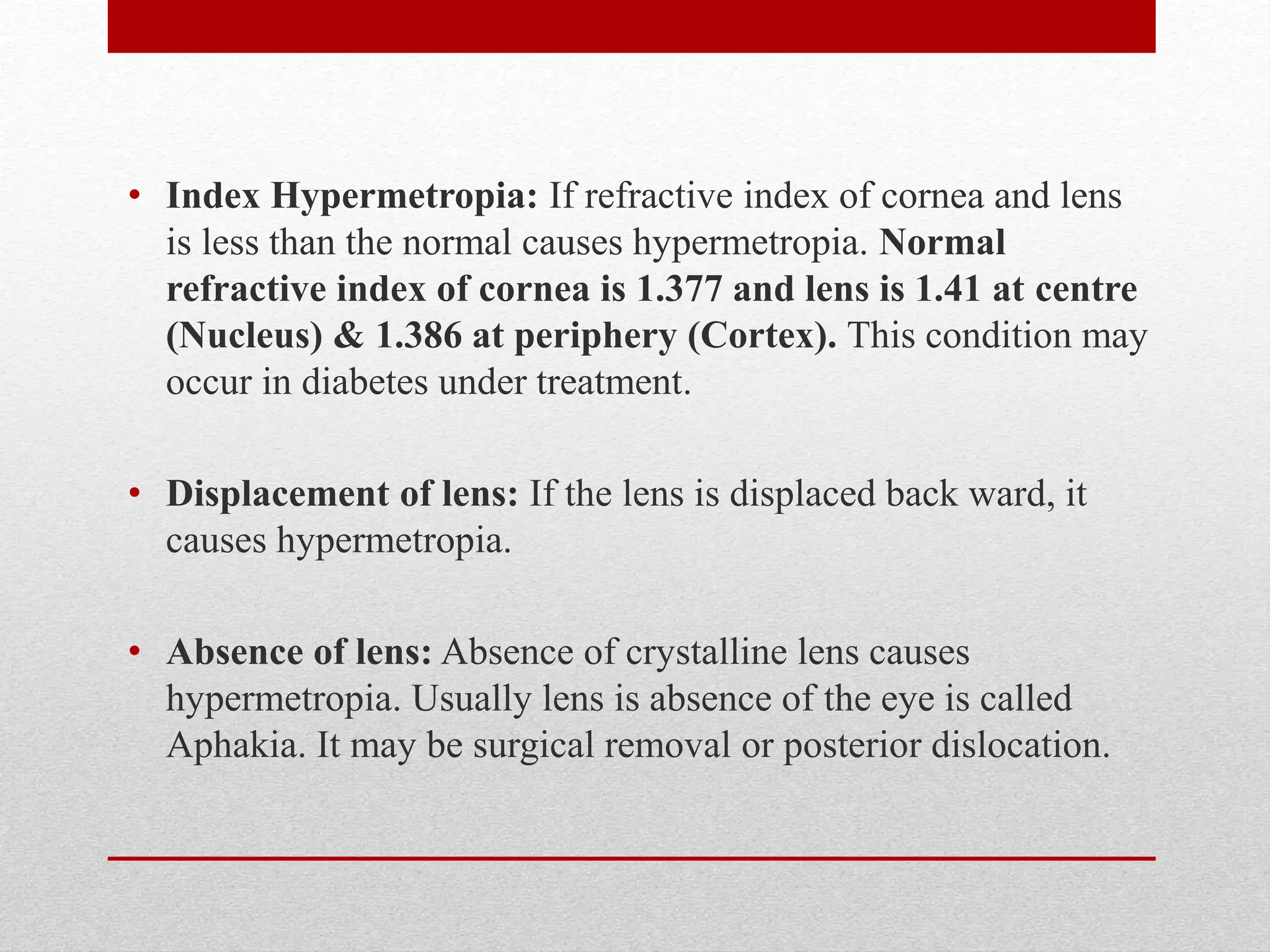 Hypermetropia | PPTX