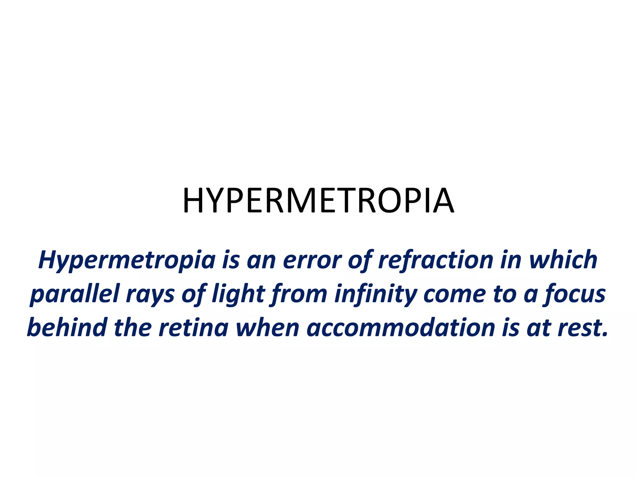 Hypermetropia | PPT