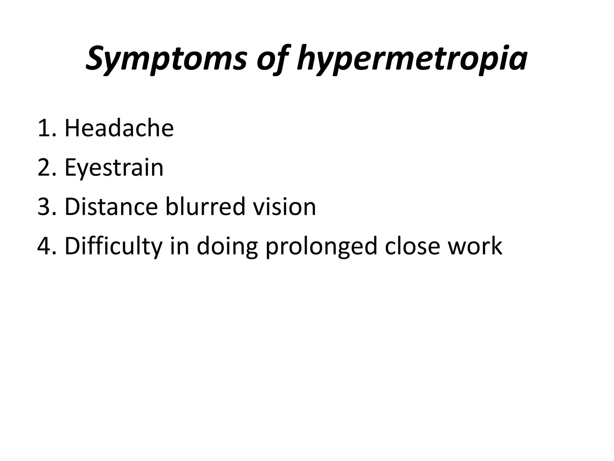 Hypermetropia | PPT