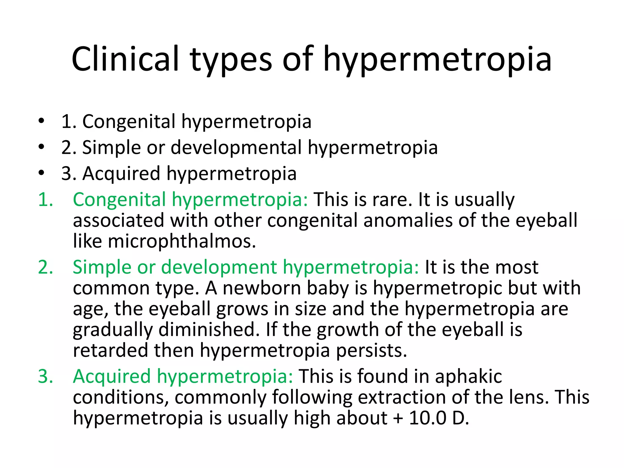 Hypermetropia | PPT