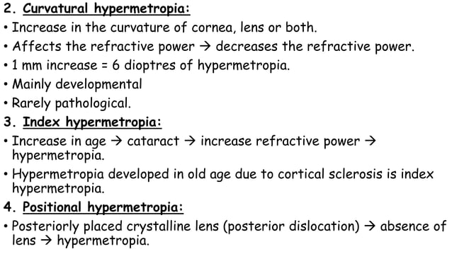 Hypermetropia | PPT