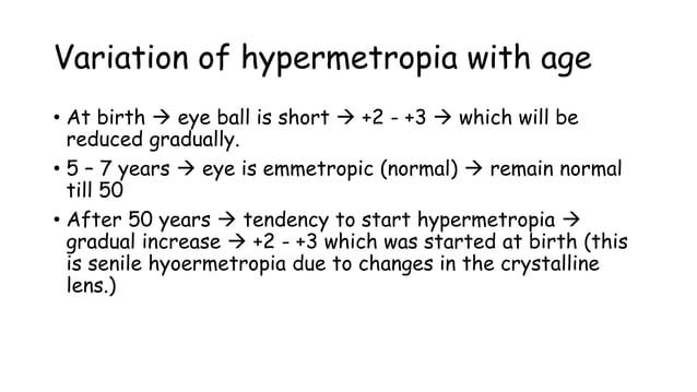 Hypermetropia | PPT