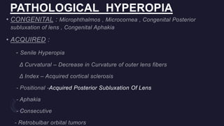HYPERMETROPIA , basics of hypermetropia. | PPT
