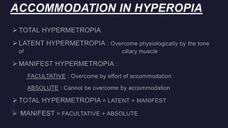 HYPERMETROPIA , basics of hypermetropia. | PPT