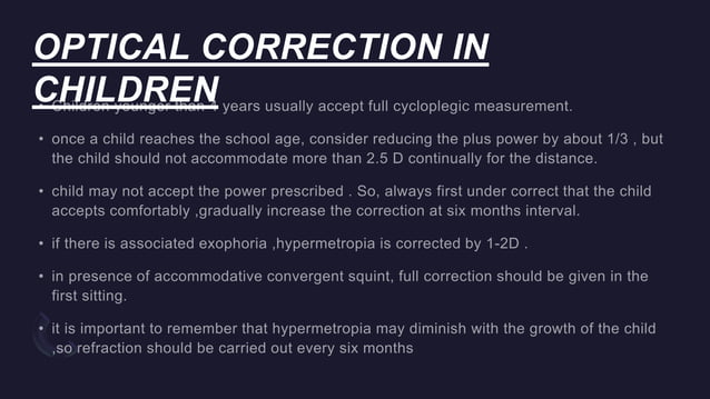 HYPERMETROPIA , basics of hypermetropia. | PPT