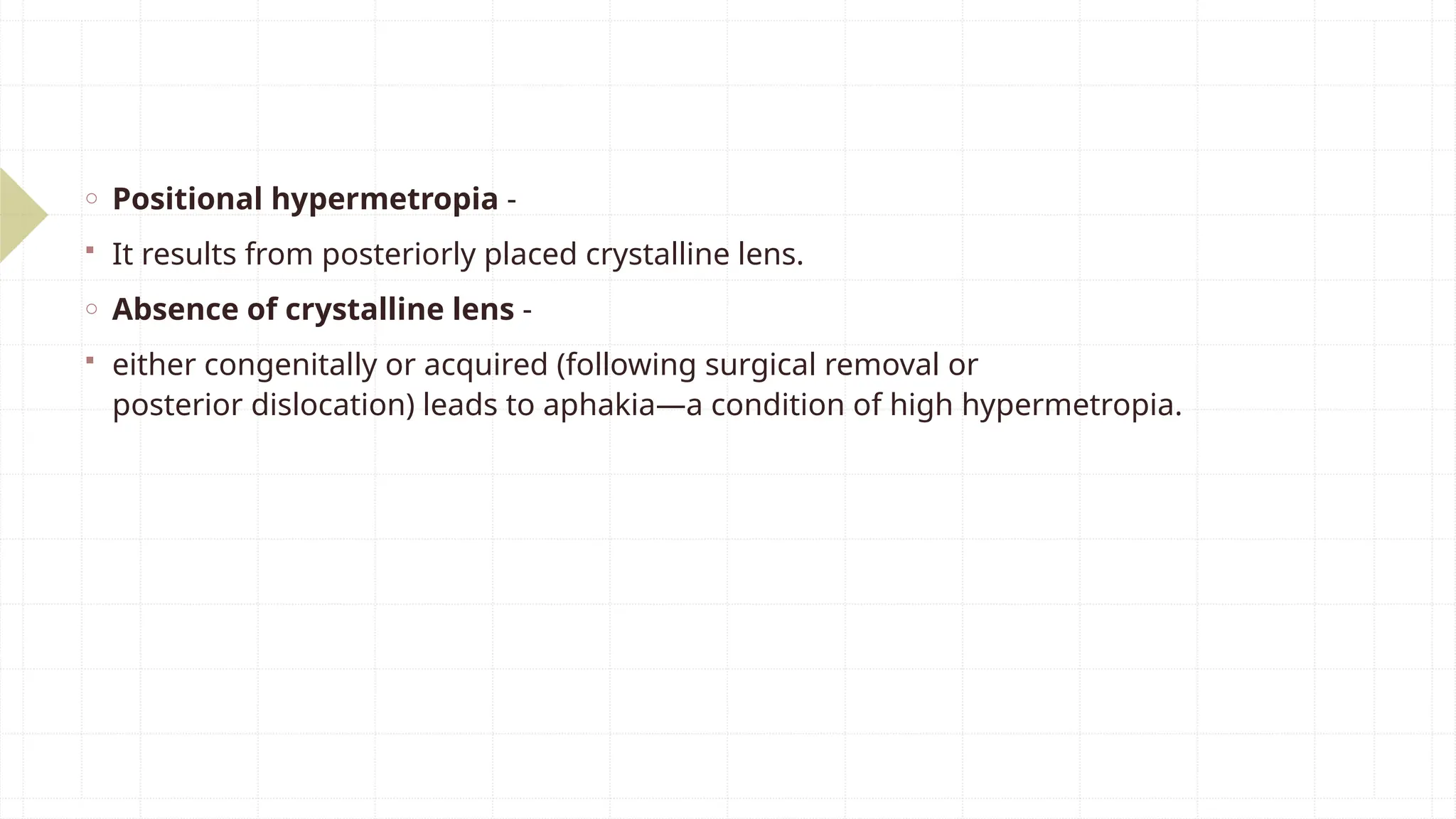 Hypermetropia - Intro, Causes, Types , Symptoms and Management | PPTX