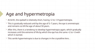 Hypermetropia - Intro, Causes, Types , Symptoms and Management | PPTX