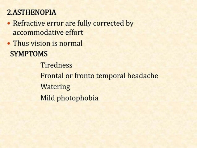HYPERMETROPIA REFRACTIVE ERROR OF AN EYE | PPT