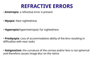 Hypermetropia, Myopia refractive errors.pptx