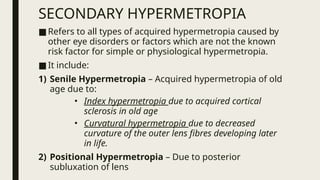 HYPERMETROPIA ophthalmology risk factors.pptx