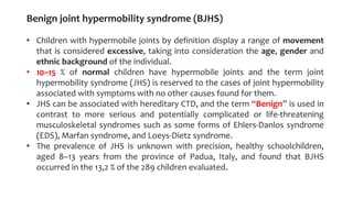 Hypermobility syndromes | PPTX