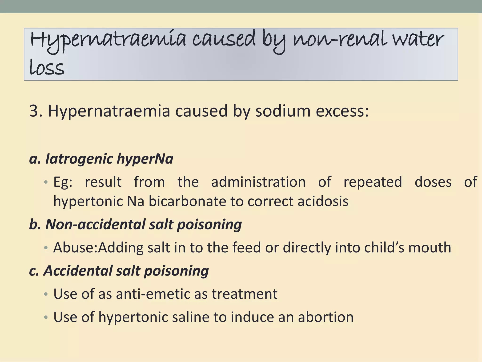 Hypernatraemia | PPTX