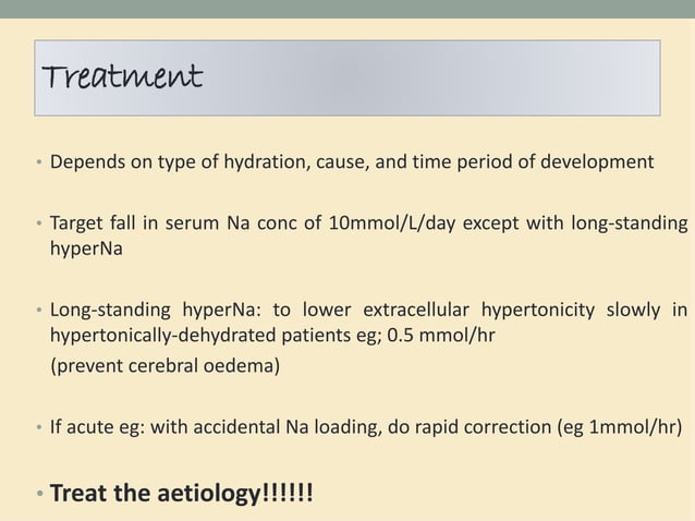 Hypernatraemia | PPT