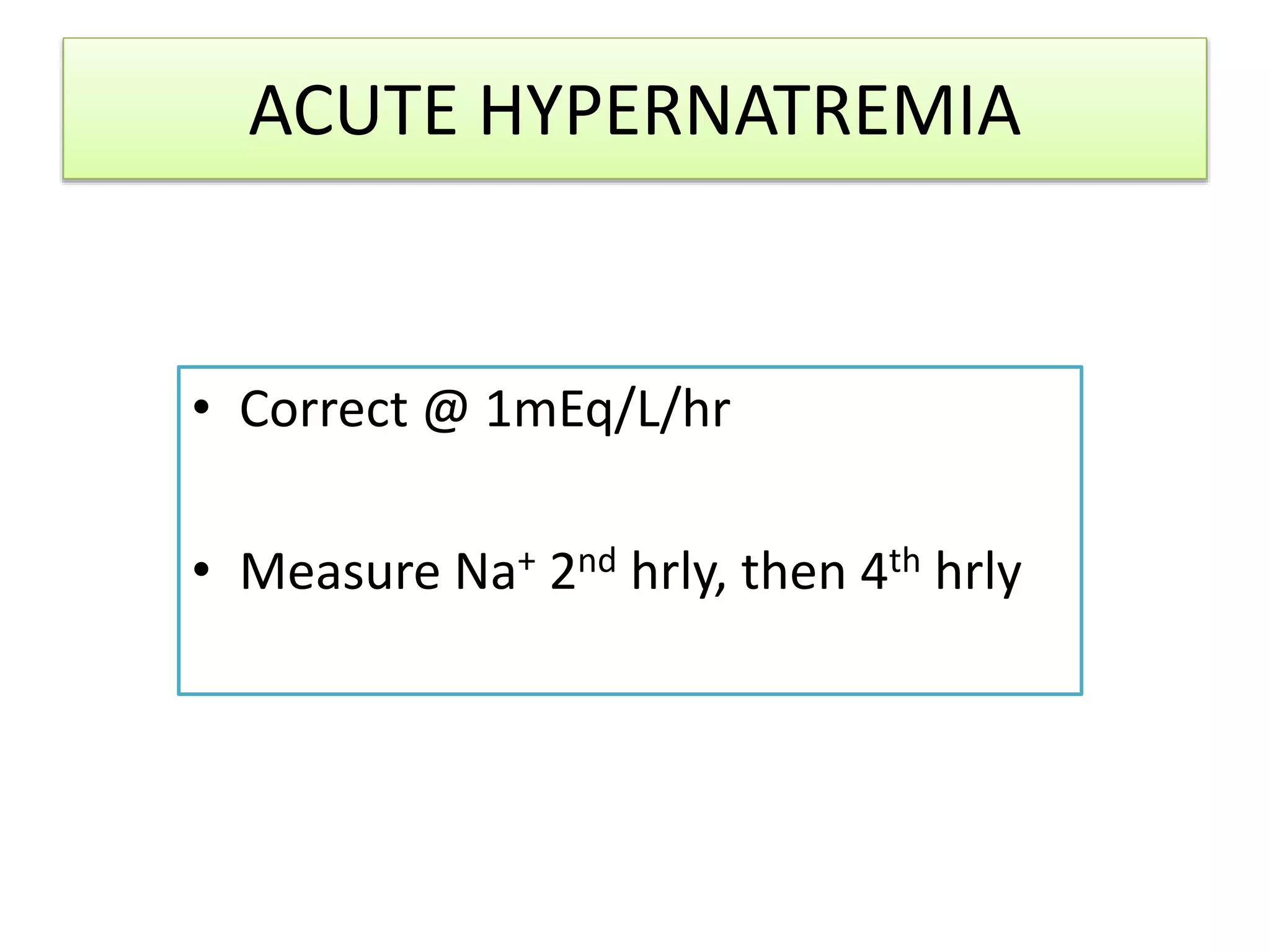 Hypernatremia | PPTX