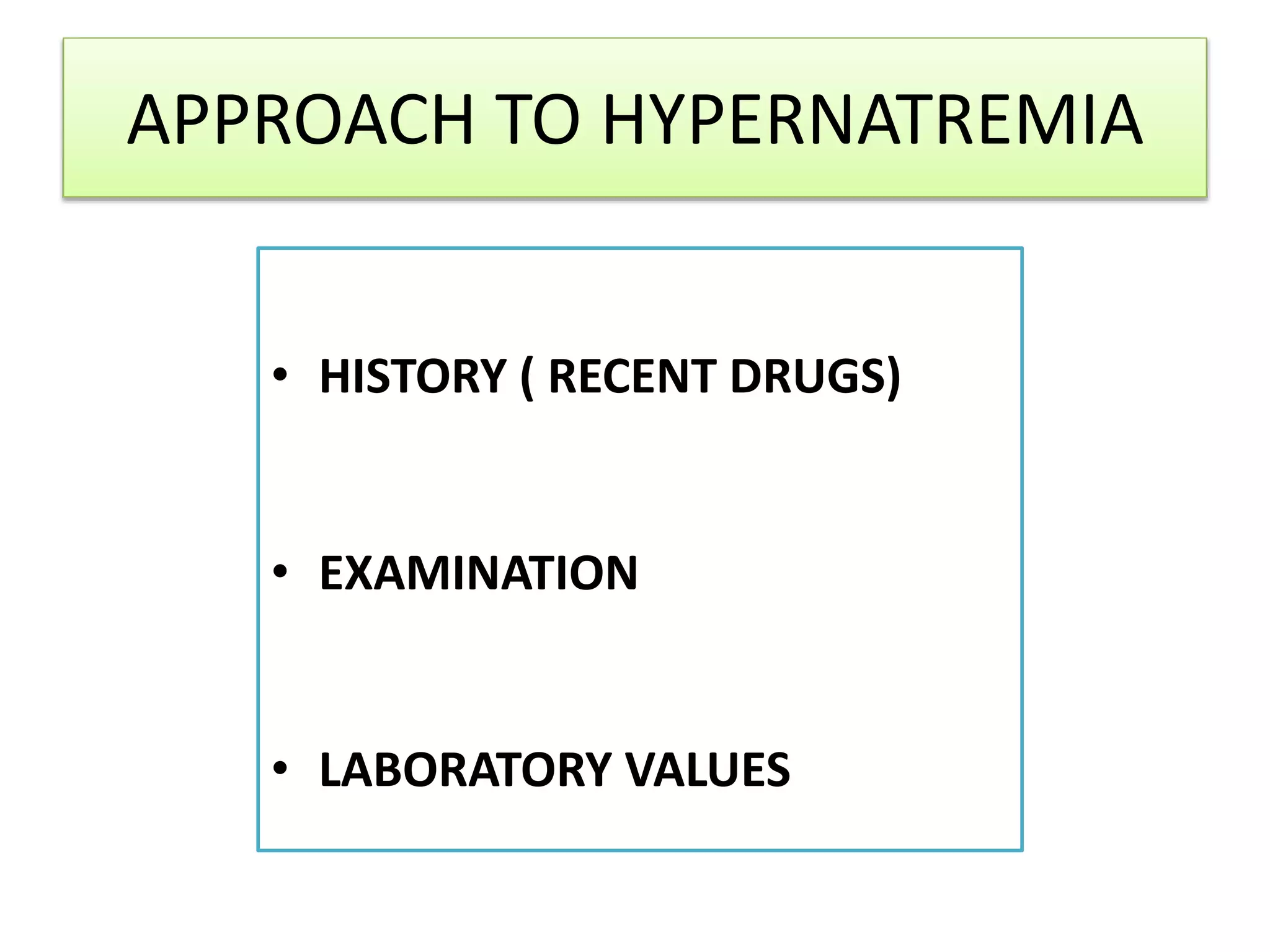 Hypernatremia | PPTX