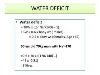 Hypernatremia | PPTX