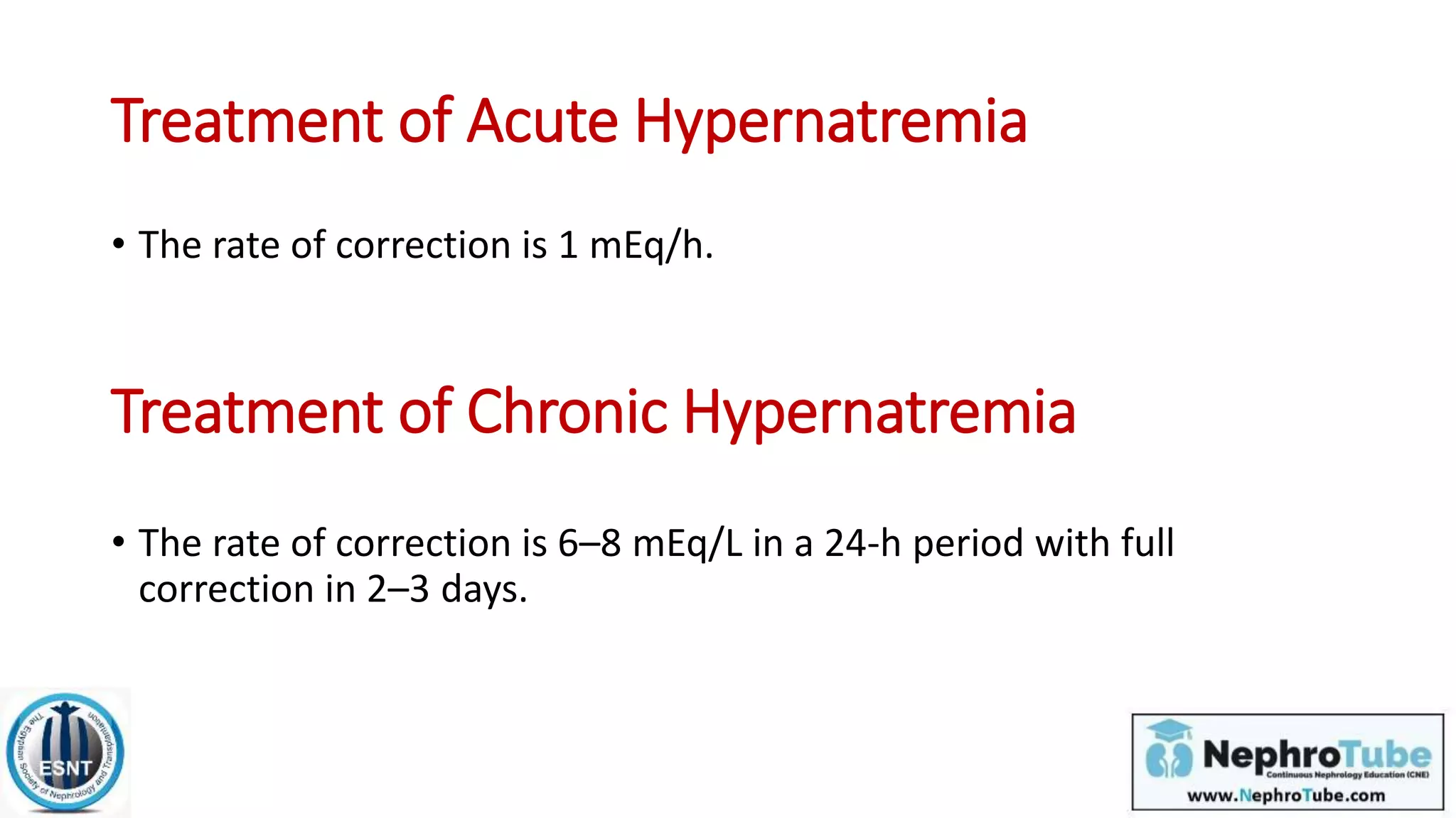 Hypernatremia - Stepwise Practical Approach - Dr. Gawad | PPTX