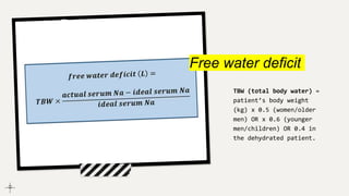 Hypernatremia in elderly patients | PPTX