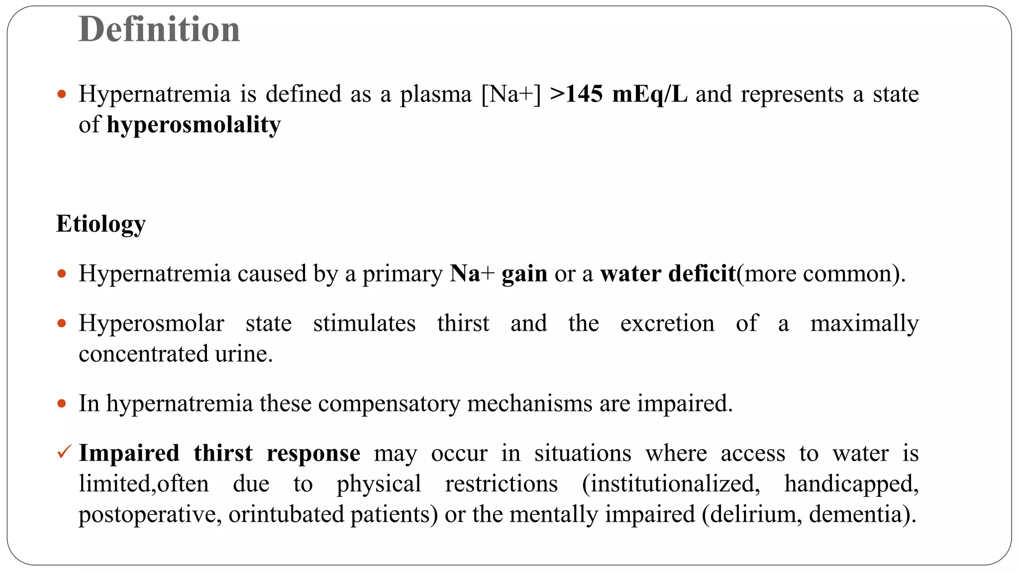 Hypernatremia bikal | PPT