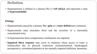 Hypernatremia bikal | PPT