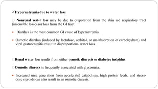 Hypernatremia bikal | PPTX