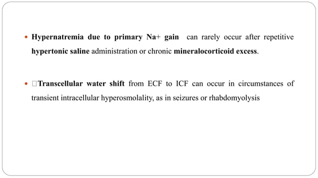 Hypernatremia bikal | PPT