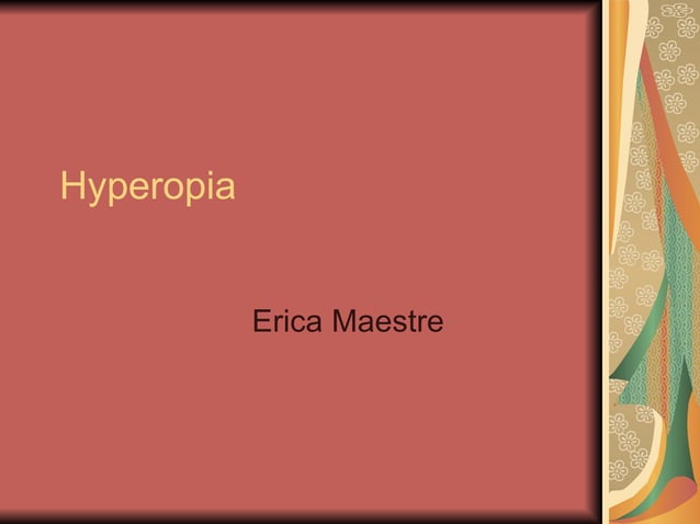 Hyperopia | PPT