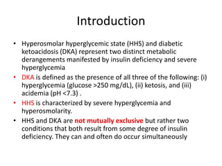 Hyperosmolar hyperglycemic state | PPT