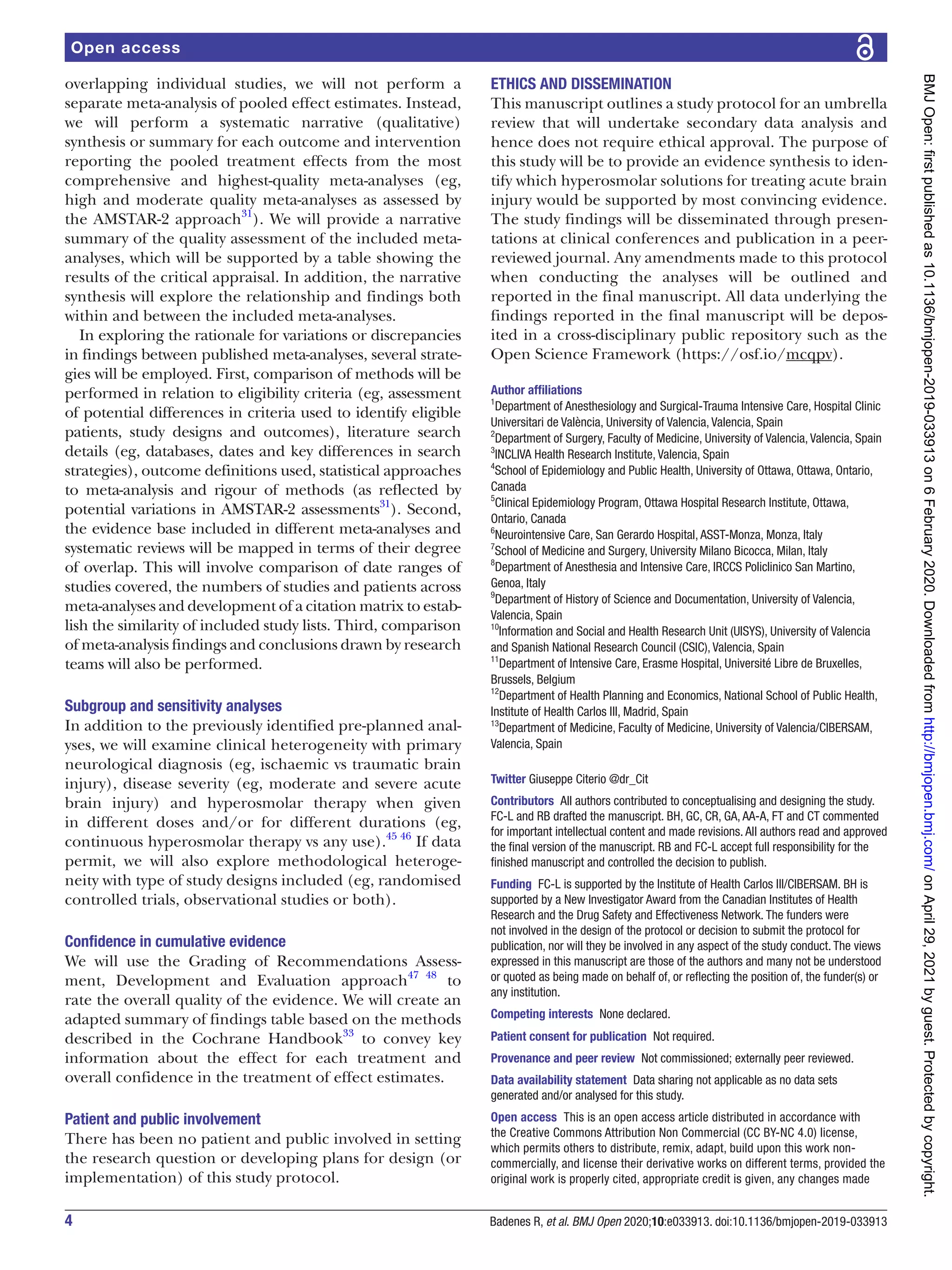 Hyperosmolar therapy for acute brain | PDF