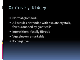 Hyperoxaluria case presentation | PPTX