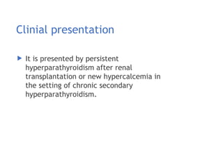 Hyperparathyroidism importance powerpoint | PPTX