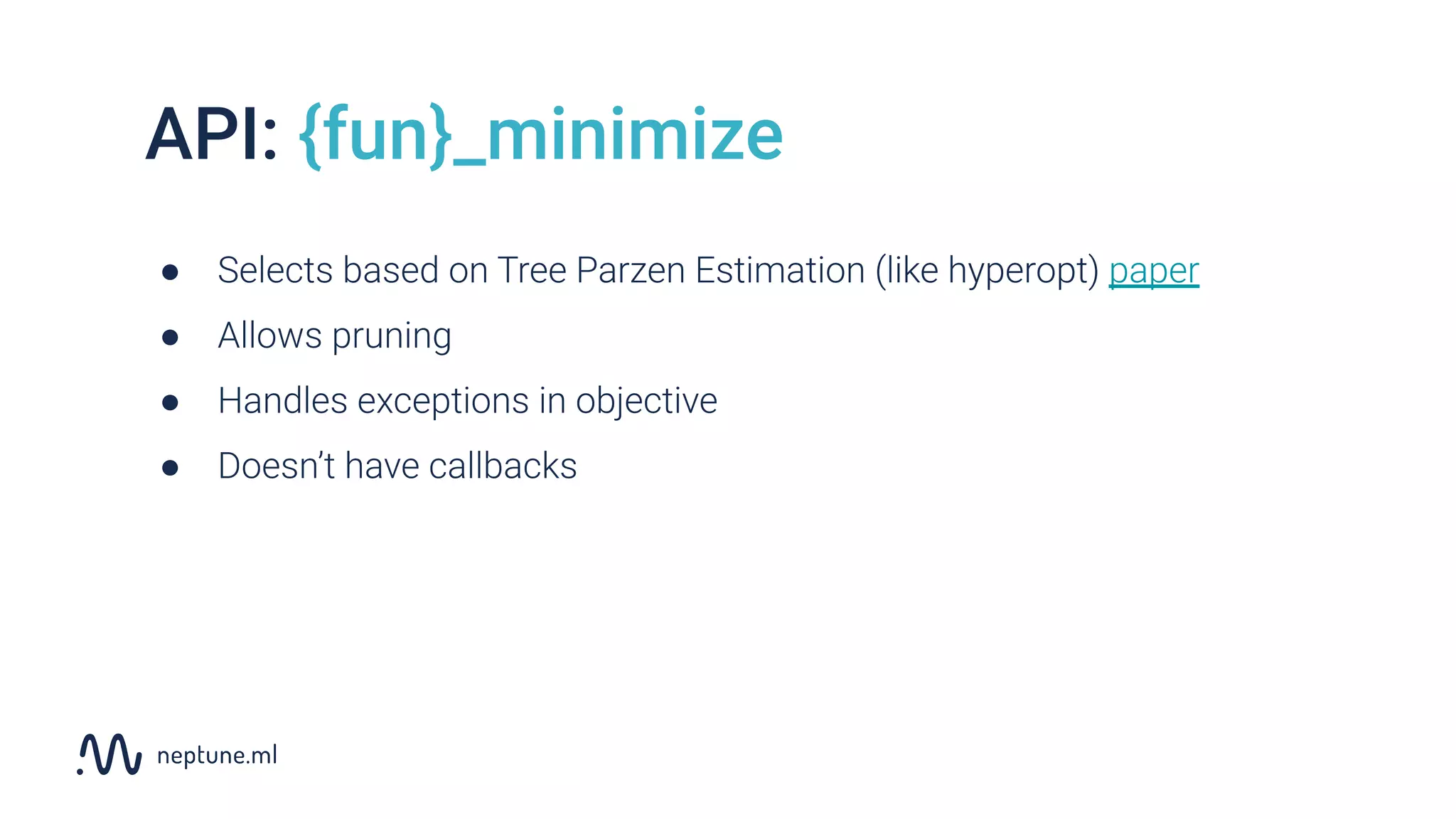 Hyperparameter optimization landscape | PPT