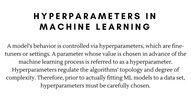 Hyperparameters in Machine Learning.pptx