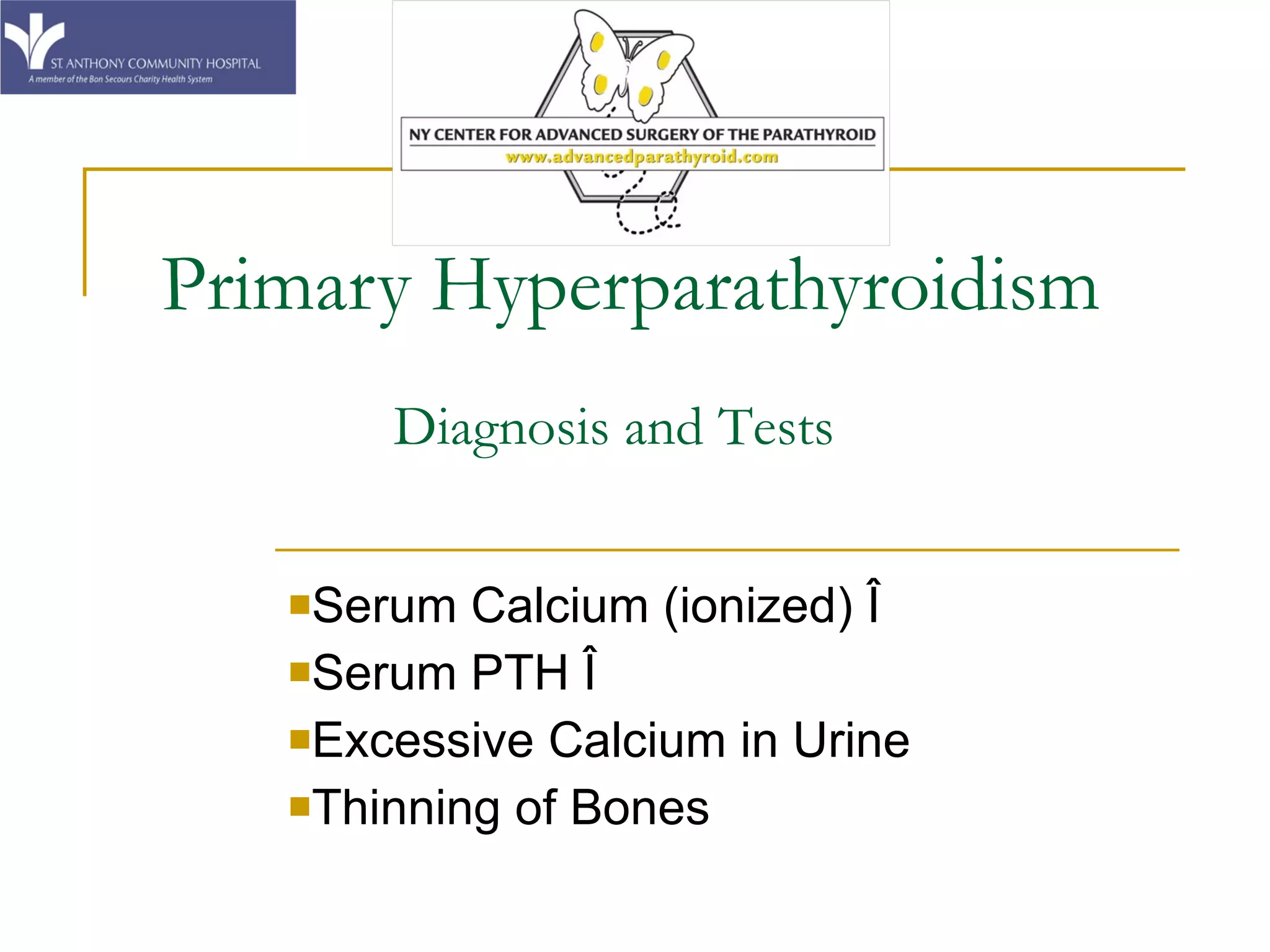 Hyperparathyroidism Presentation | PPT